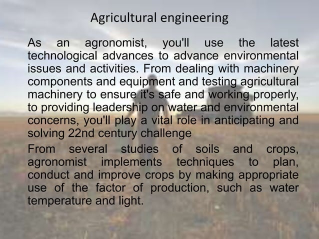 Agricultural engineering.pptx | PPTX
