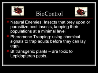 Introduction to Agricultural Entomology for pest management | PPT
