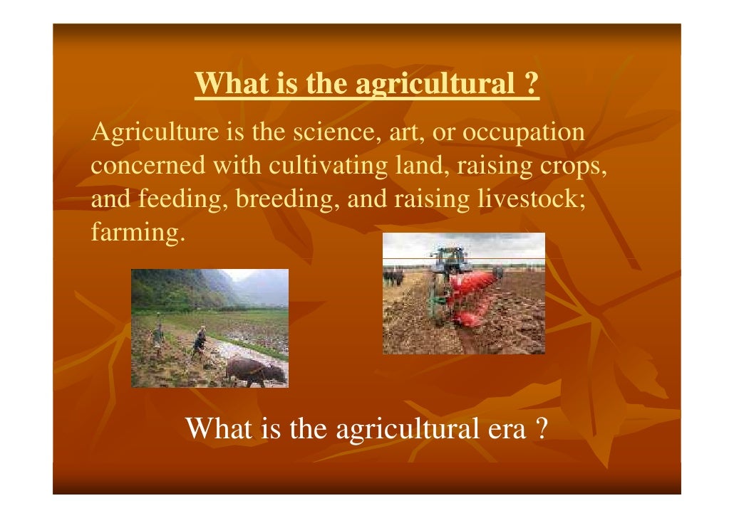 Agricultural Era