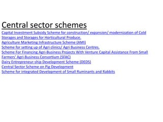 Punjab national bank scheme for agriculture | PPTX