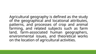 Agricultural Geography and Population Geography.pptx