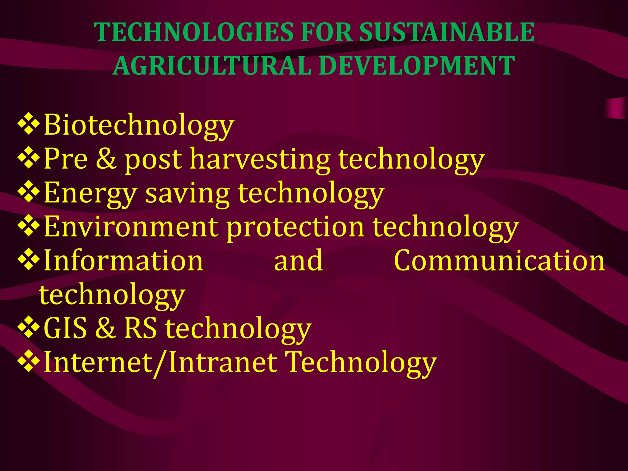 Agricultural informatics | PPTX