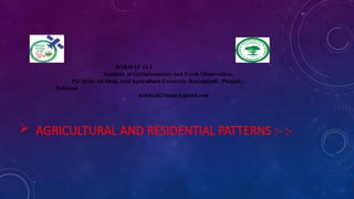 🌾 Introduction to Agriculture and Residence Patterns 🌍.pptx