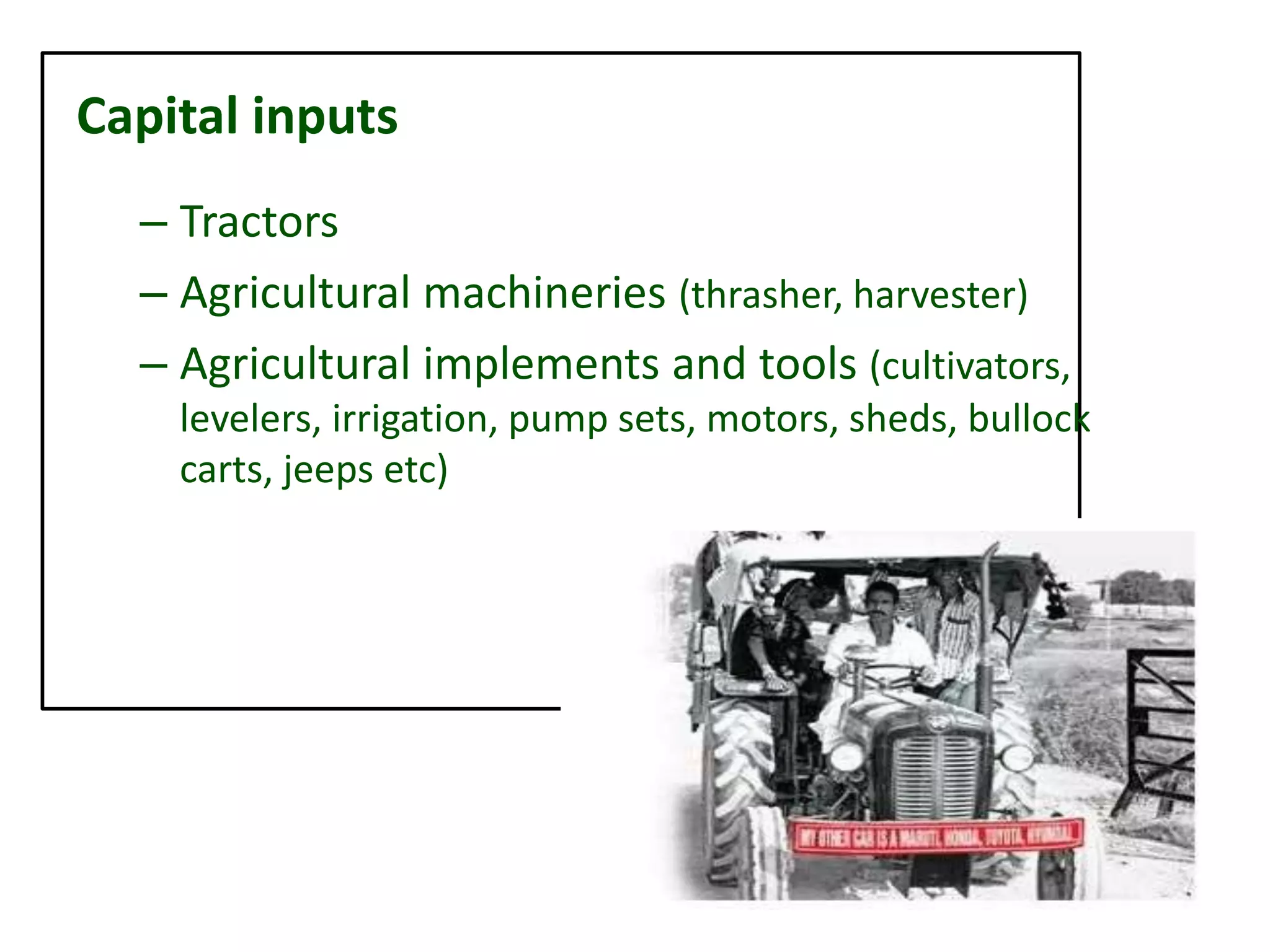 Agricultural inputs | PPTX