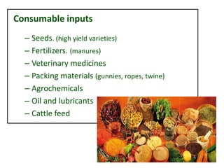 Agricultural inputs | PPTX