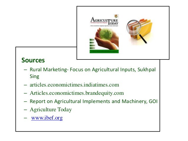 Agricultural inputs