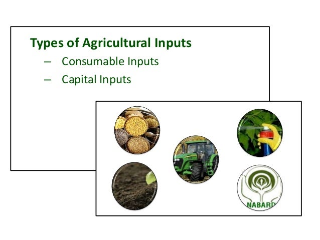 Agricultural inputs