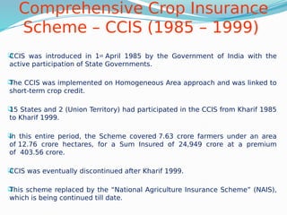 Agricultural Insurance | PDF