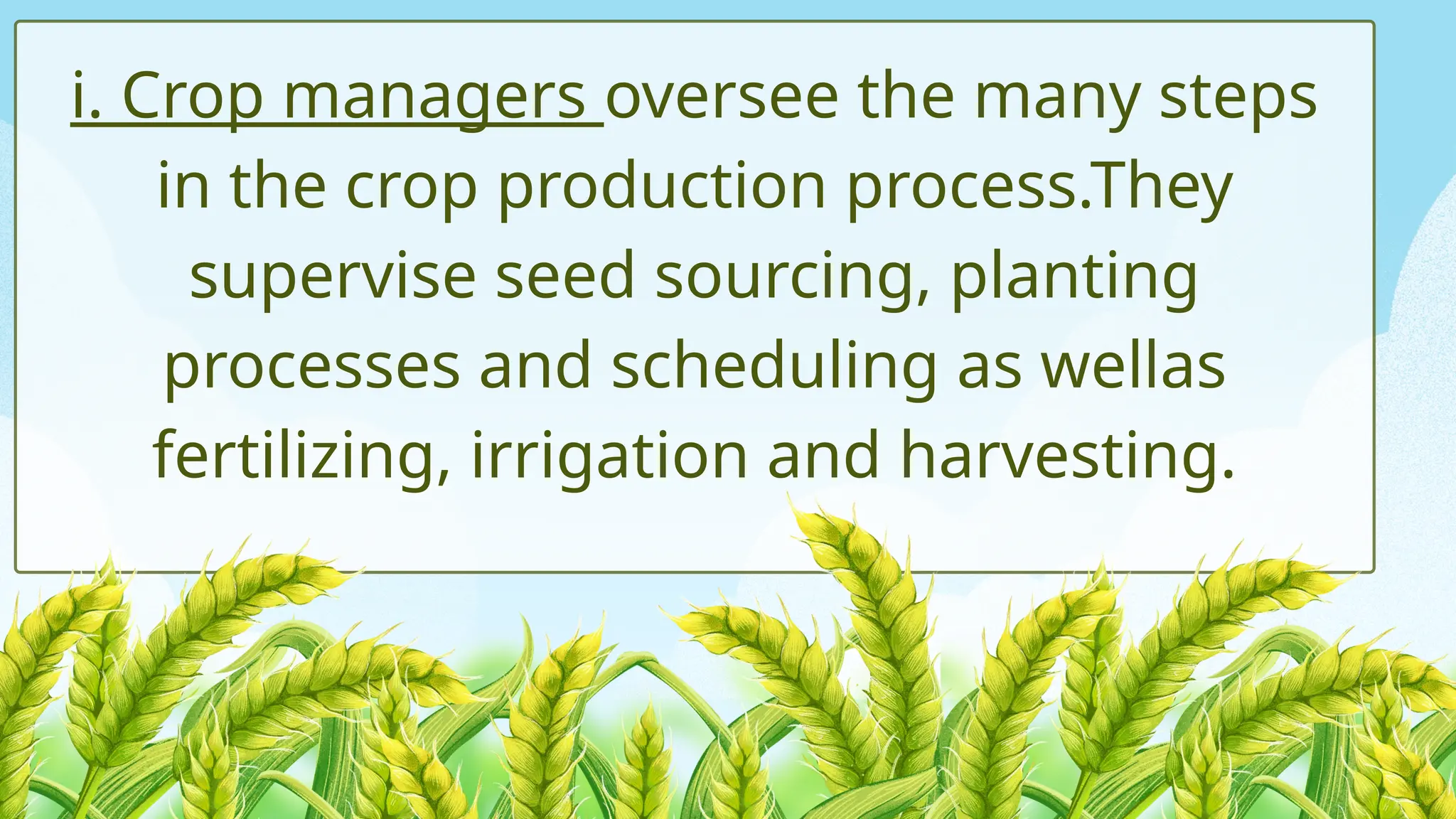 AGRICULTURAL JOBS-TLE 7 MATATAG CURRICULUM | PPTX