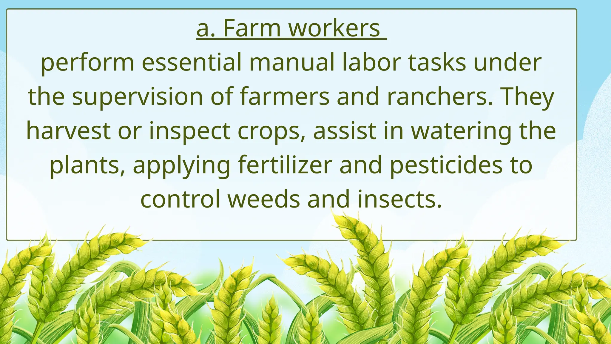 AGRICULTURAL JOBS-TLE 7 MATATAG CURRICULUM | PPTX