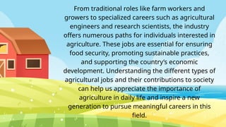 AGRICULTURAL JOBS-TLE 7 MATATAG CURRICULUM | PPTX