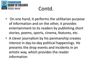 Agricultural journalism introduction | PPTX