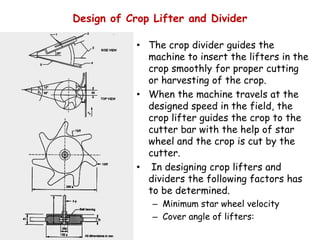 Agricultural machinery capter 5 harvesting machines | PDF