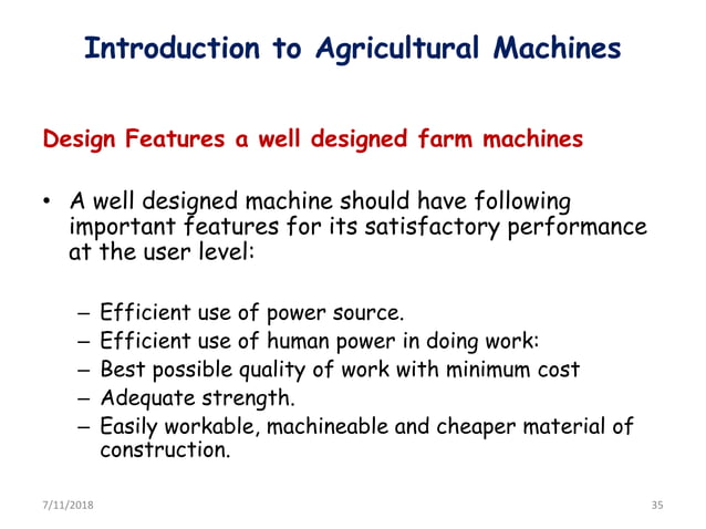 Agricultural machinery chapter 1 | PDF | Agriculture | Industries