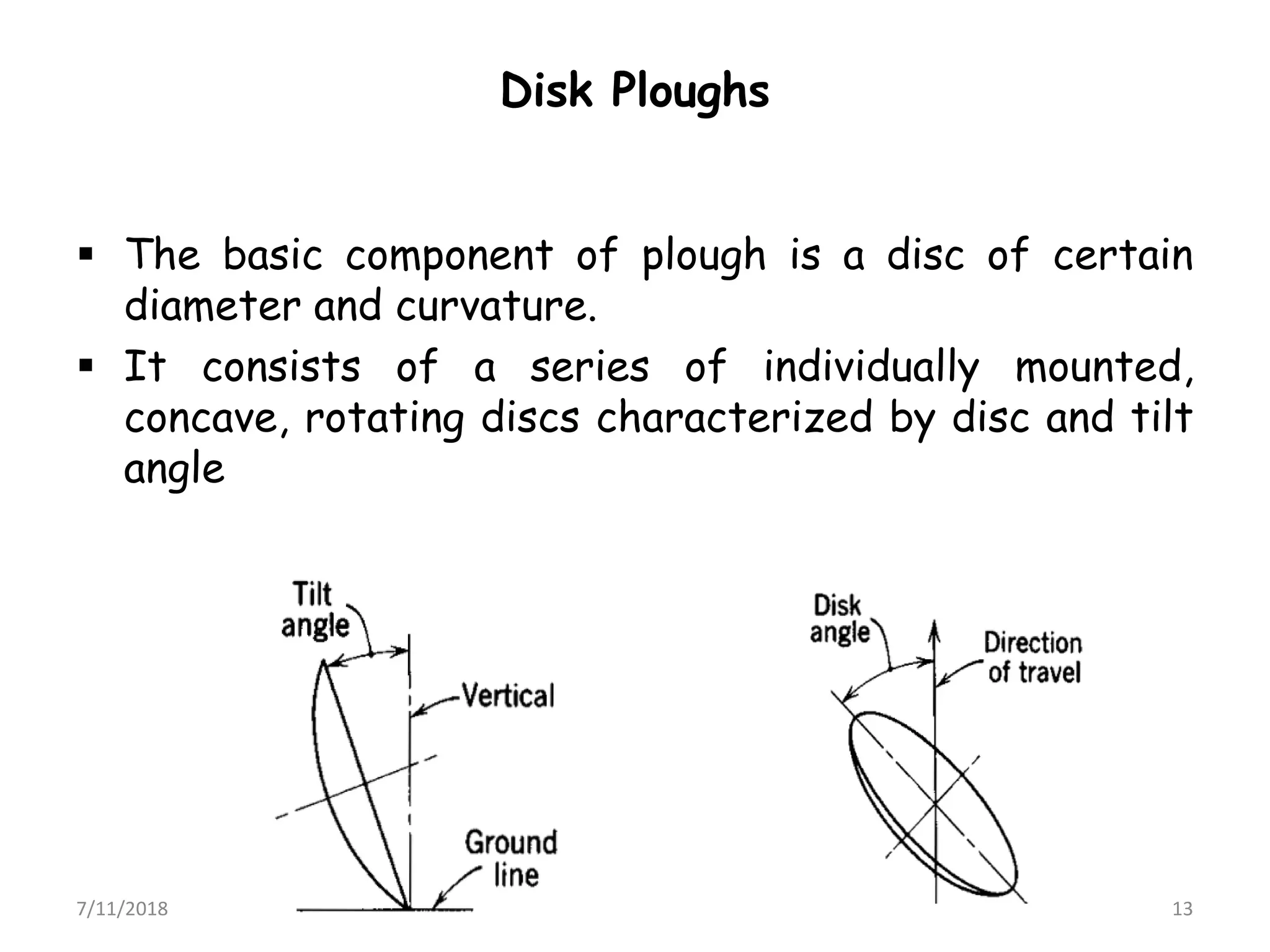 Agricultural machinery chapter 2 tillage implement | PDF