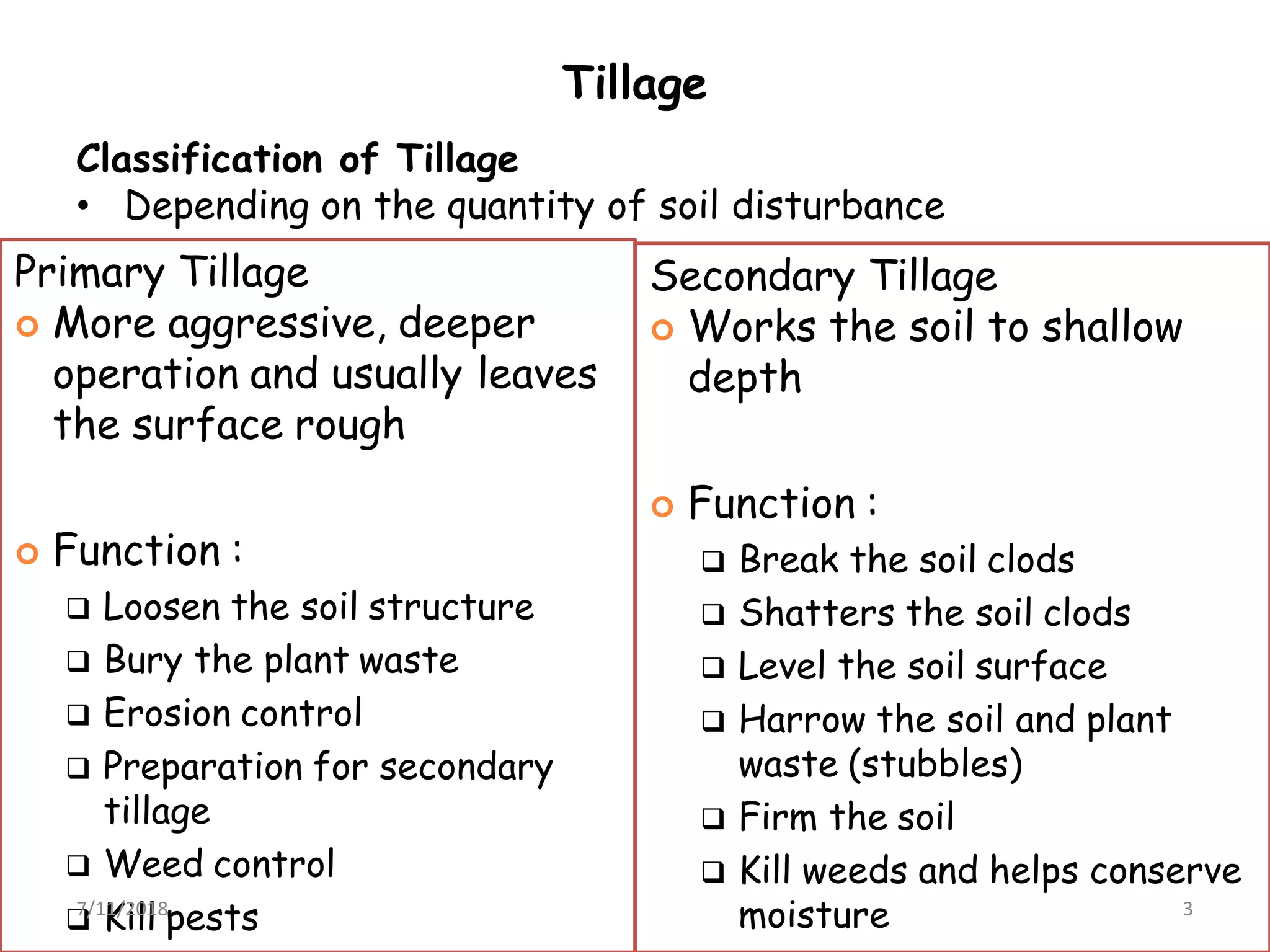 Agricultural machinery chapter 2 tillage implement | PDF