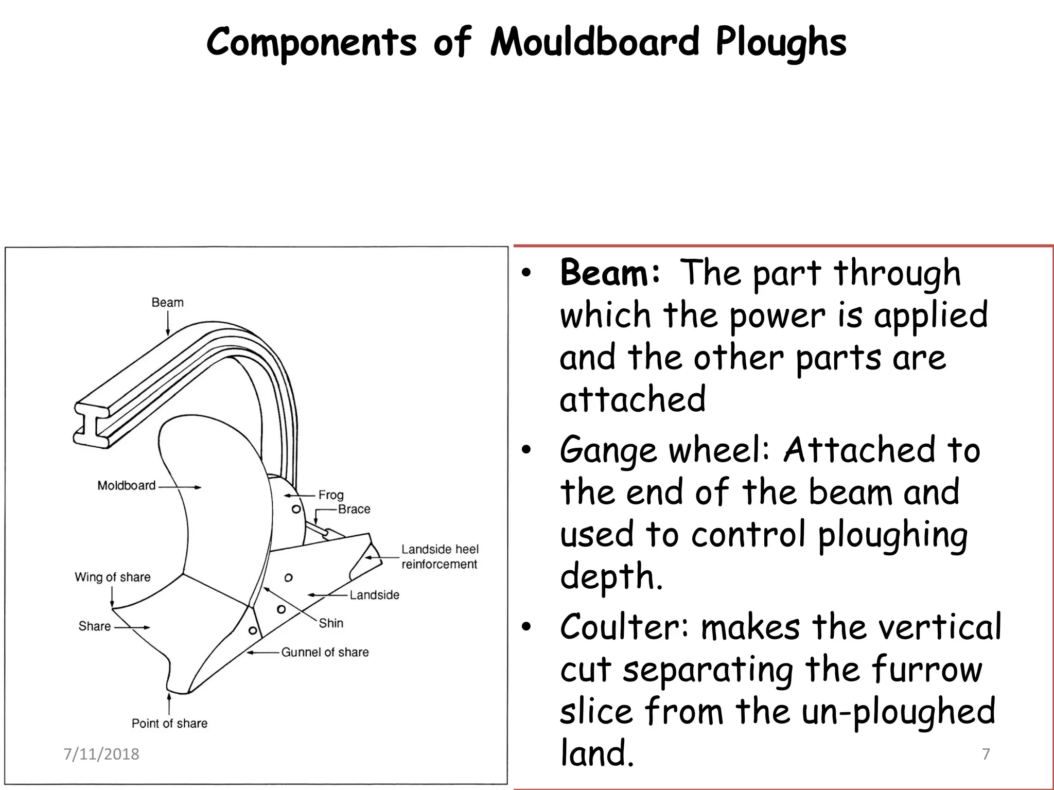 Agricultural machinery chapter 2 tillage implement | PDF