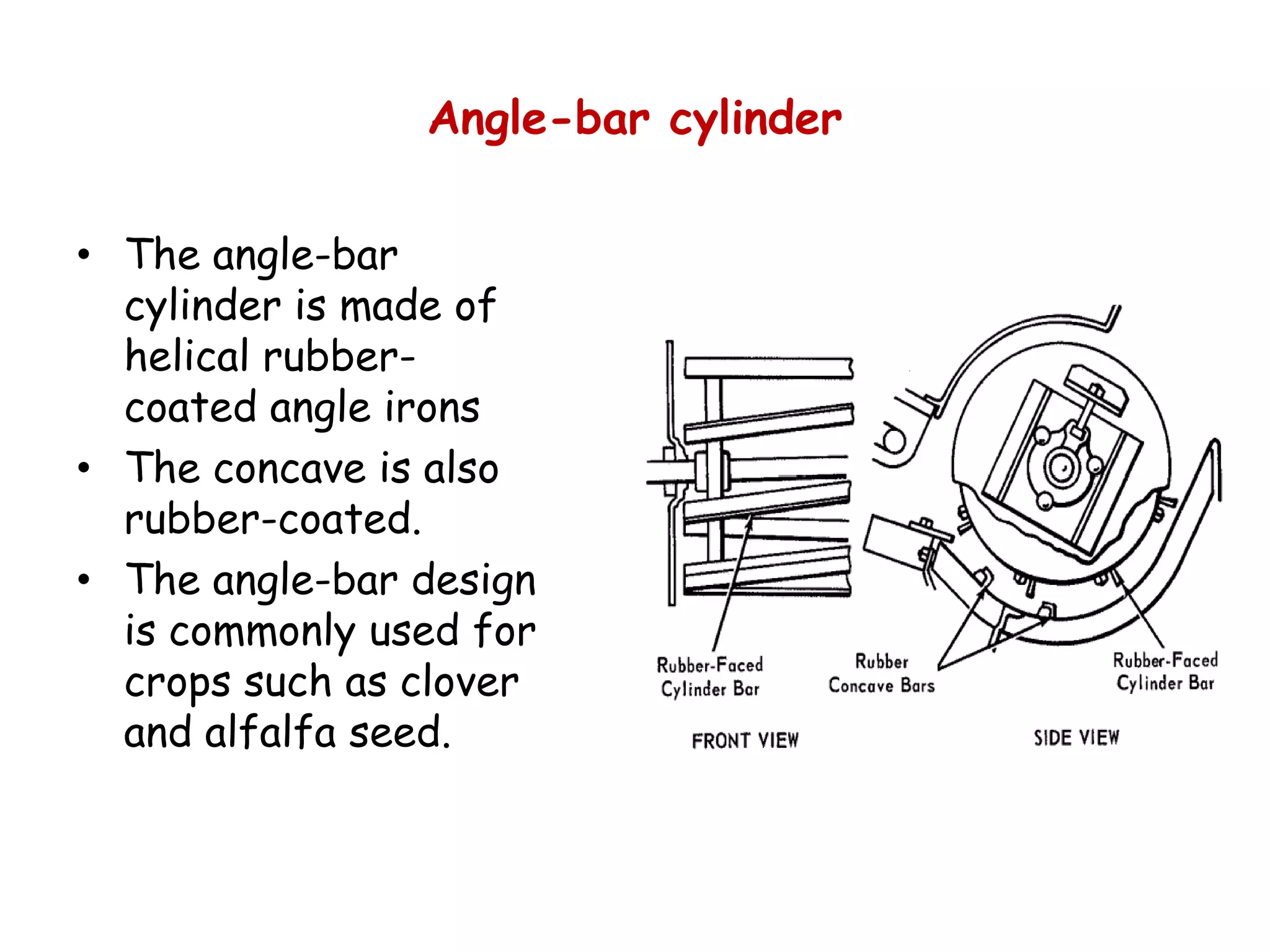 Agricultural machinery chapter 4 threhing | PDF