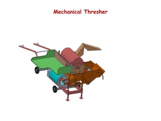 Agricultural machinery chapter 4 threhing | PDF