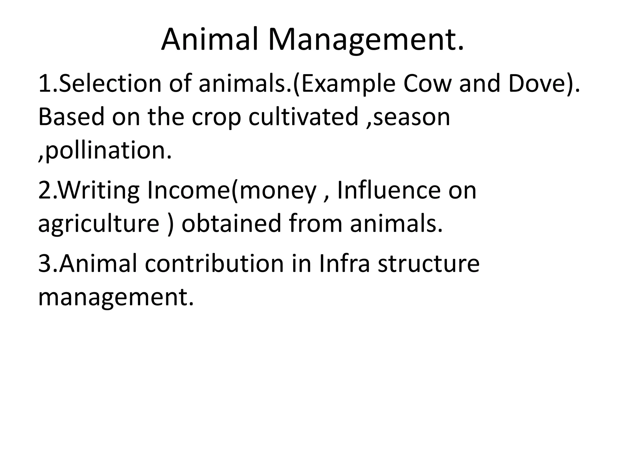 Agricultural management | PPTX