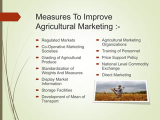 Agricultural marketing | PPTX
