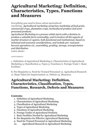 Agricultural Marketing.docx