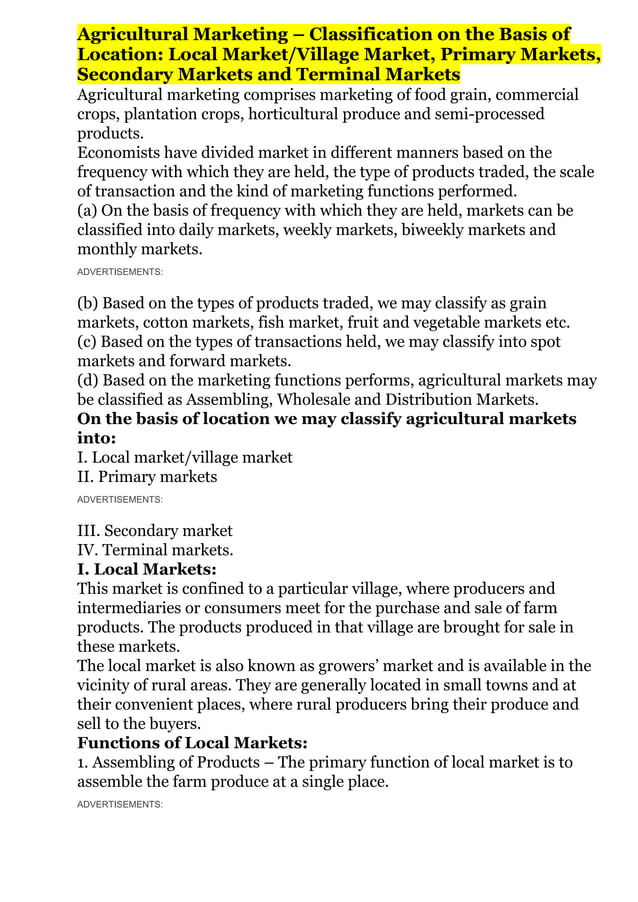 Agricultural Marketing.docx