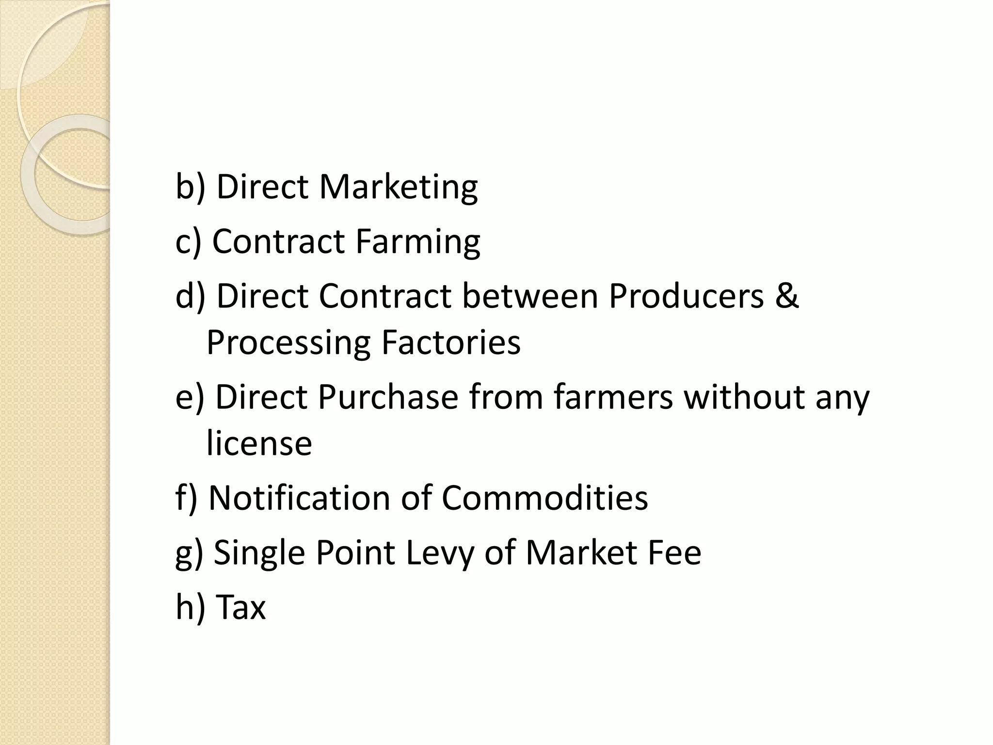 Agricultural marketing in india apmc | PPTX