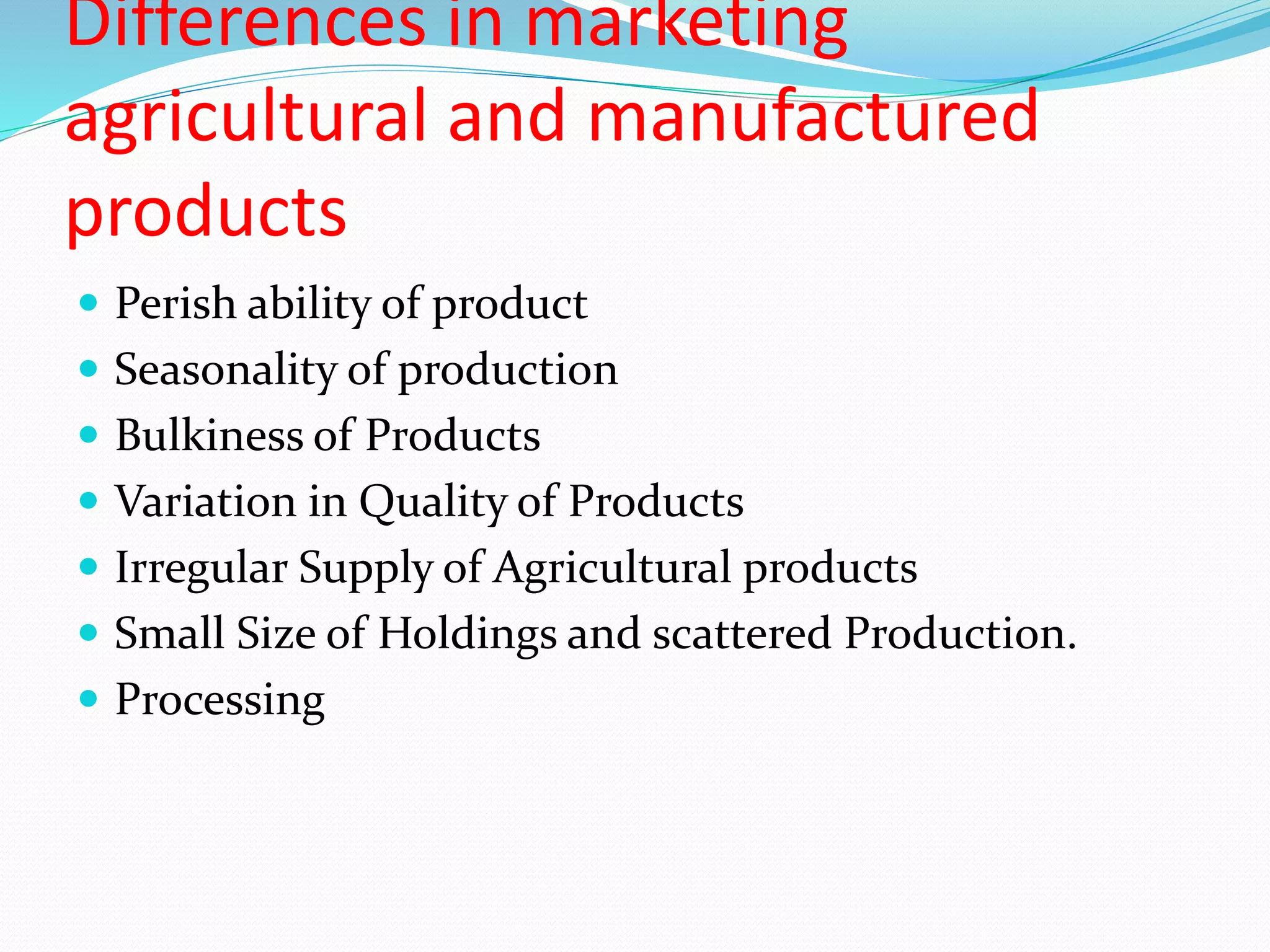 Agricultural marketing basics | PPTX