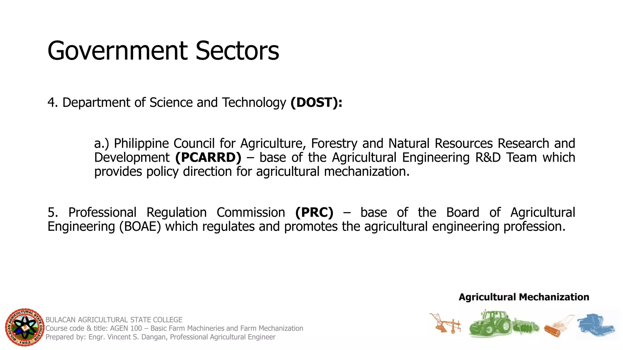 Agricultural Mechanization (Philippines) | PDF