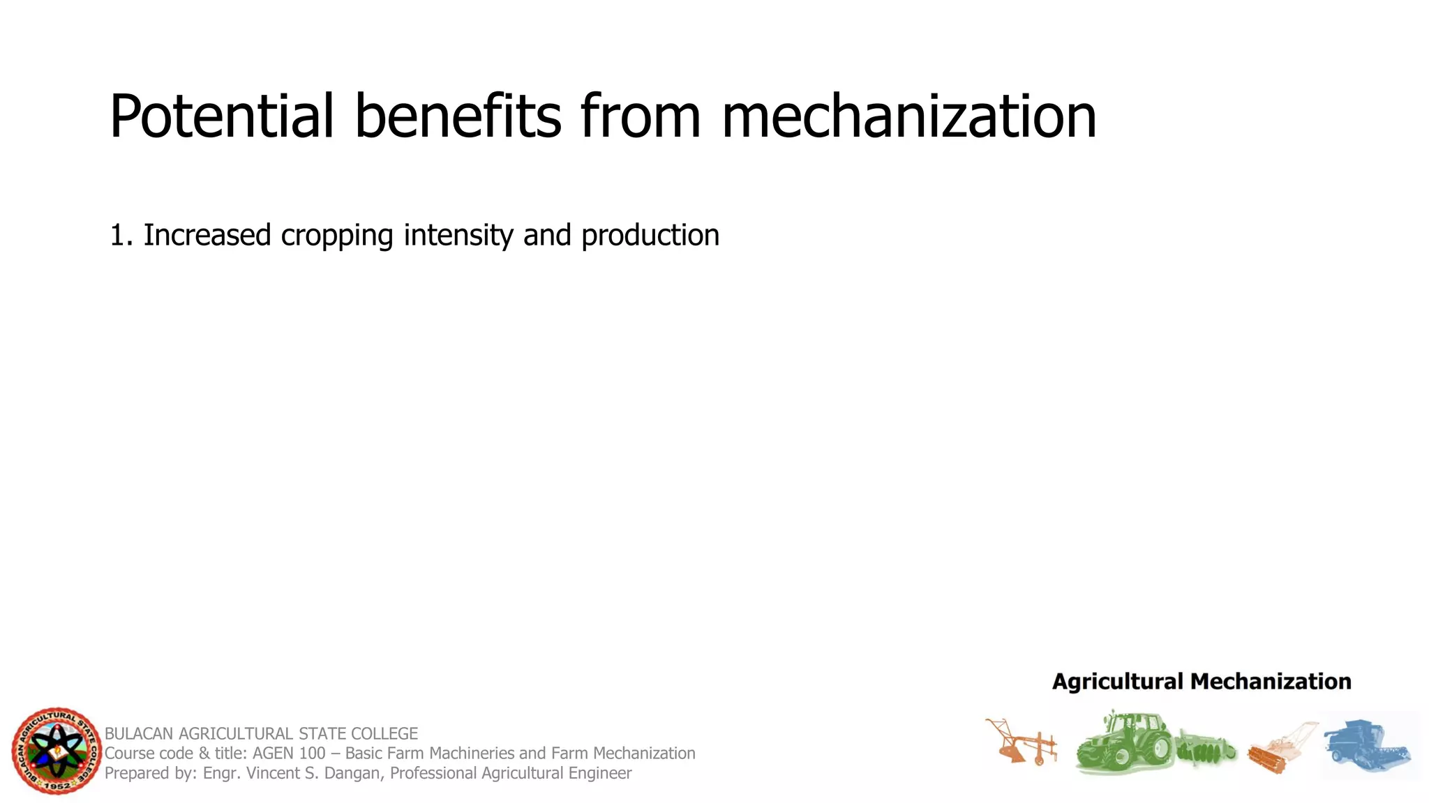 Agricultural Mechanization (Philippines) | PDF