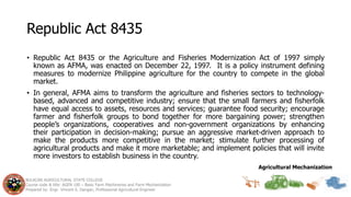 Agricultural Mechanization (Philippines) | PDF