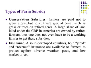 Agricultural policy and agribusiness | PPTX