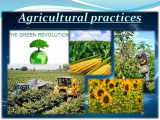 Agricultural practices in Science | PPTX