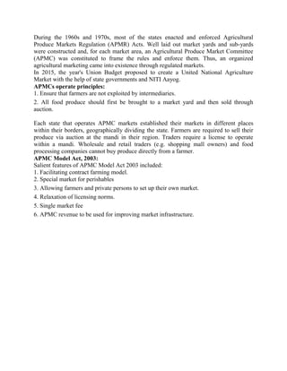 Agricultural Price Stabilization.docx | Agriculture | Industries