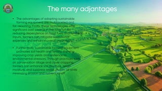 Revolutionizing Agriculture: Cutting-Edge Sustainable Equipment Solutions | PPTX