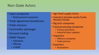 Agricultural Products Price Policy - Non-State Actors - DNR.pptx