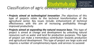 Agricultural Project Analysis | PDF