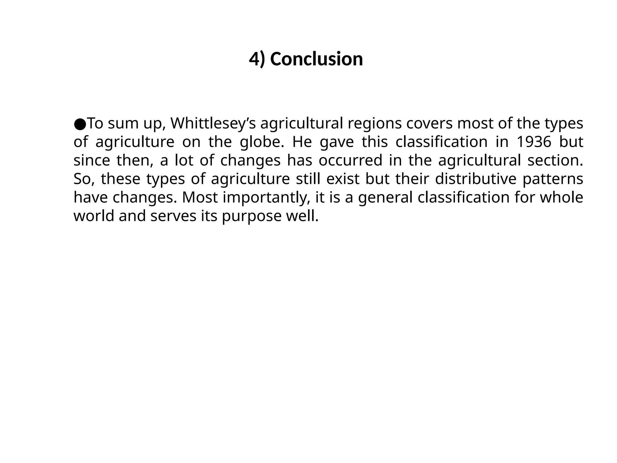 Agricultural region in the world by whittelsey | PPTX