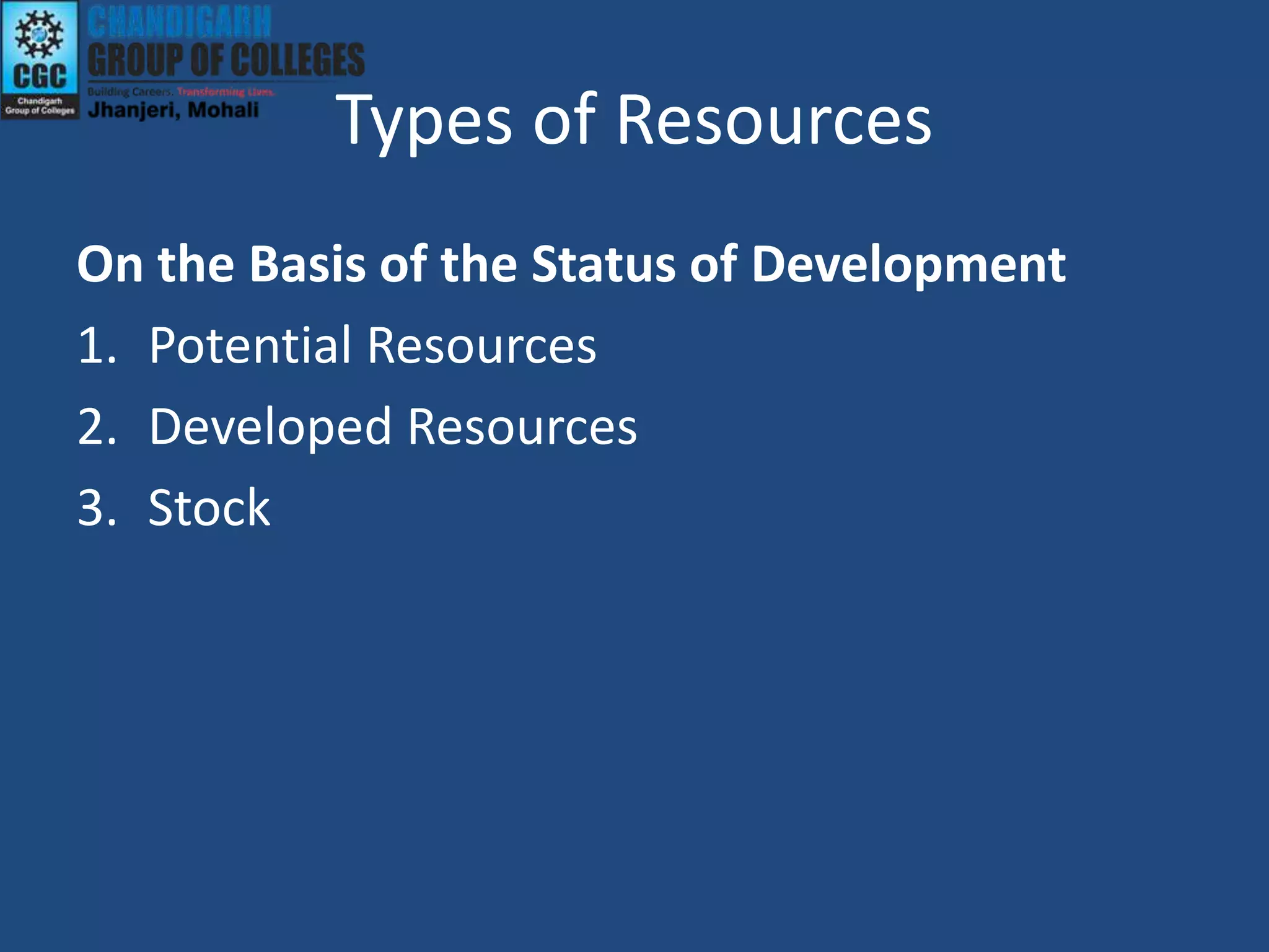 Agricultural resources | PPTX