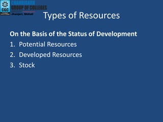 Agricultural resources | PPTX