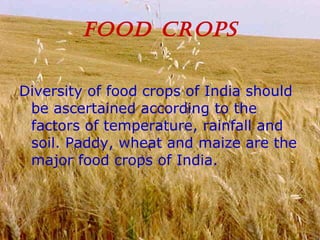AGRICULTURAL RESOURCES IN INDIA | PPT