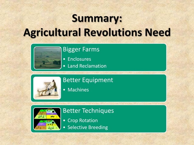 Economic Revolutions - Agricultural Revolution | PPT