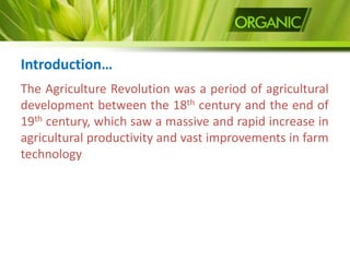 Agricultural revolution. 1ppt | PPT