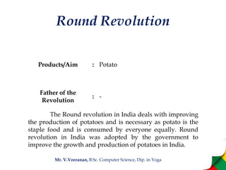 Agricultural Revolutions in India Part 2 | PPT