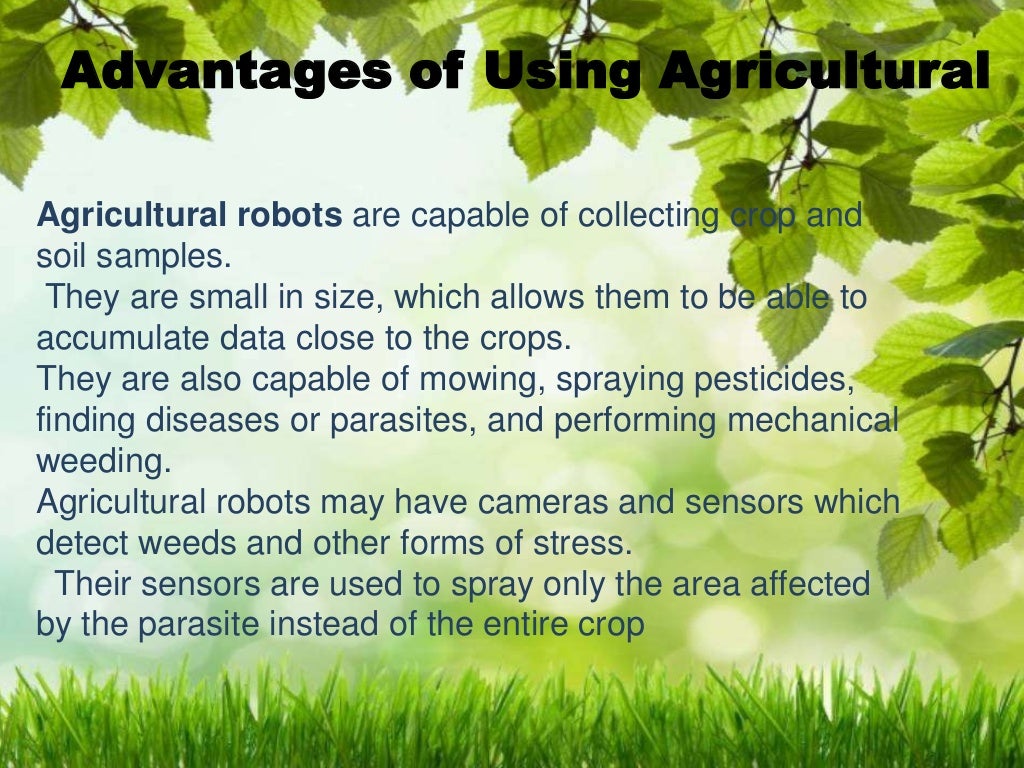 Agricultural robot