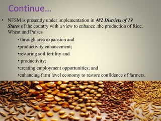 Agricultural schemes ppt | PPTX