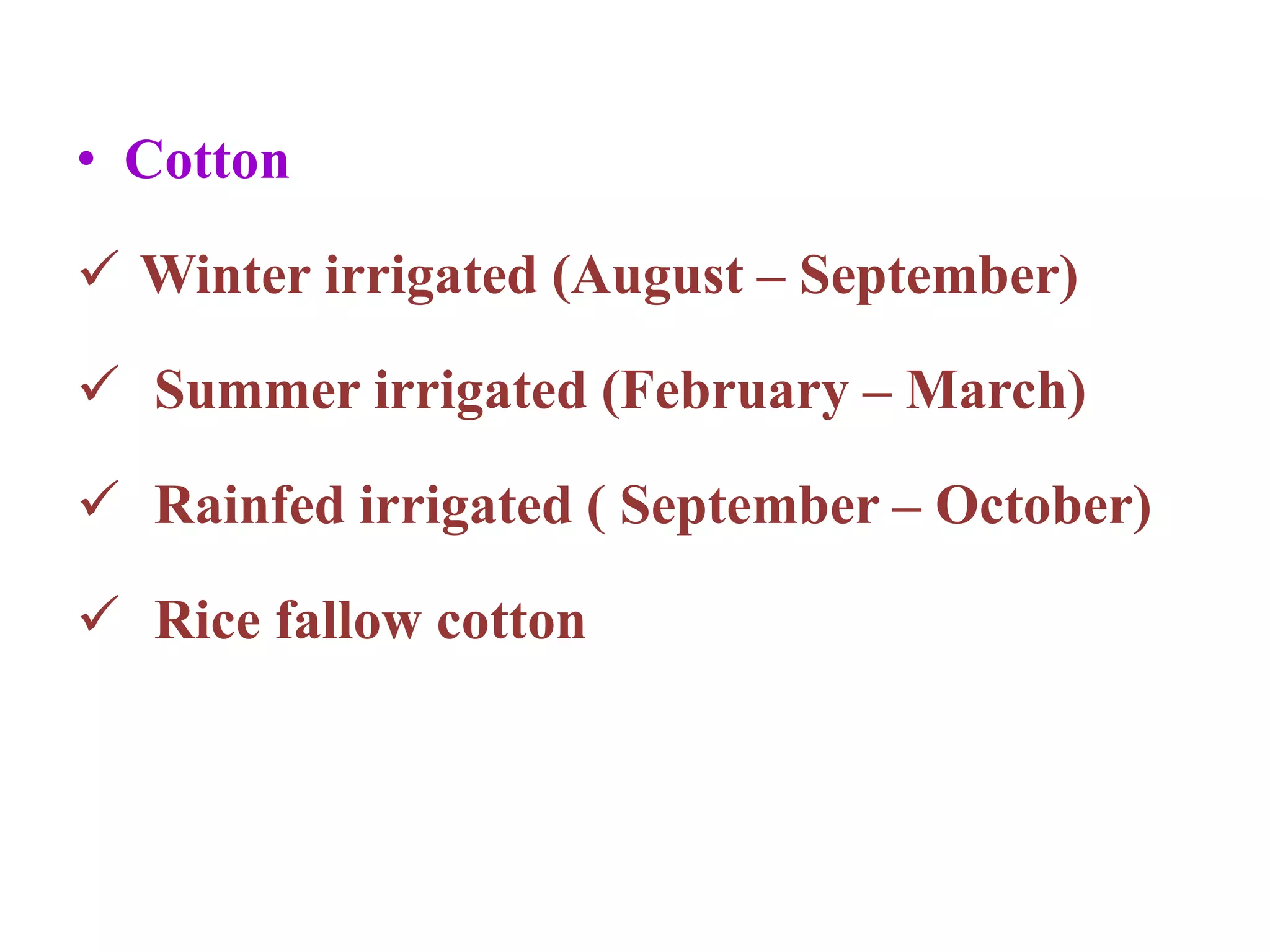 AGRICULTURAL SEASONS & CROPPING PATTERN.ppt
