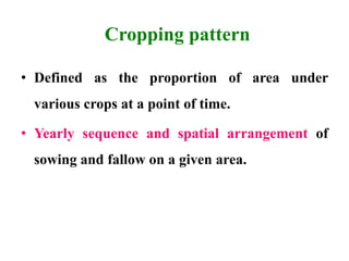 AGRICULTURAL SEASONS & CROPPING PATTERN.ppt