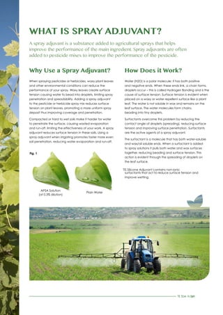 Agricultural silicone adjuvant tis | PDF